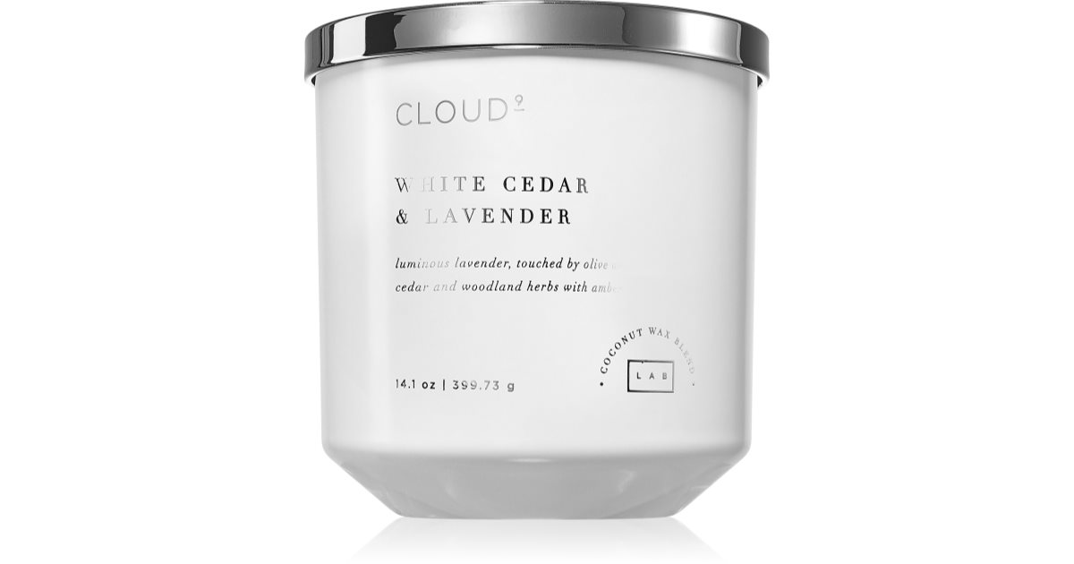 DW Home Cloud 9 White Cedar & Lavender candela profumata | notino.it