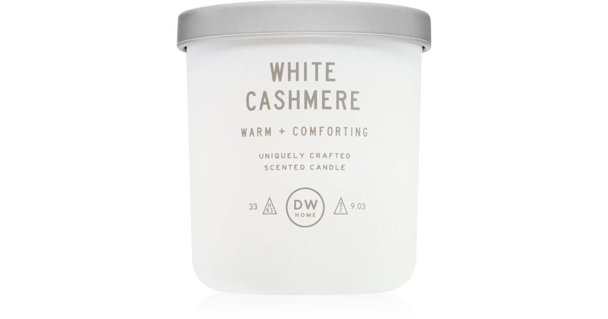DW Home Text White Cashmere scented candle | notino.ie