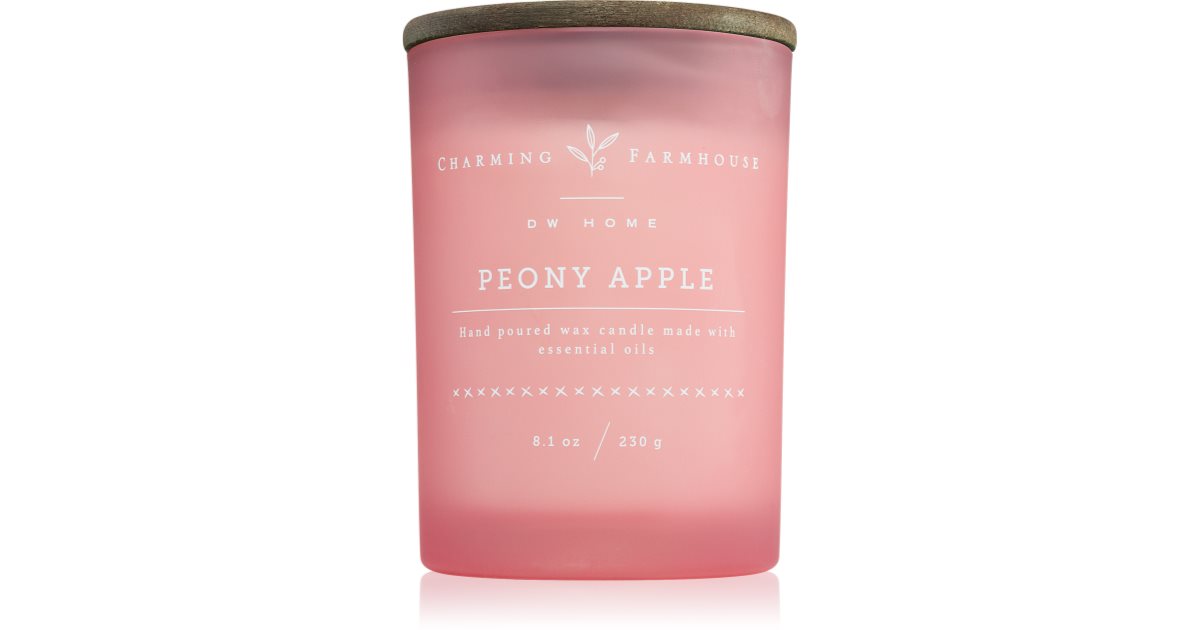 DW Home Charming Farmhouse Peony Apple duftlys | Dufte til hjemmet DW ...