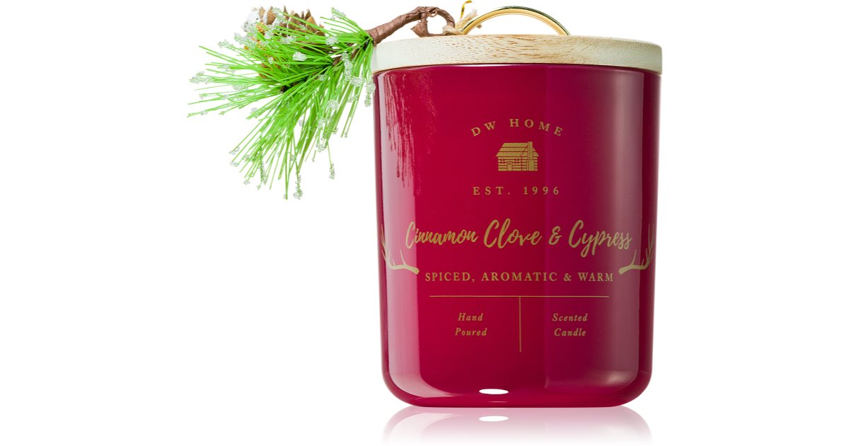 DW Home Farmhouse Cinnamon Clove & Cypress ароматна свещ | Аромати за ...