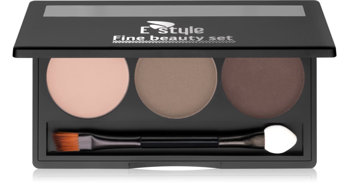 E style Fine Beauty Palette zum schminken der Augenbrauen | NOTINO