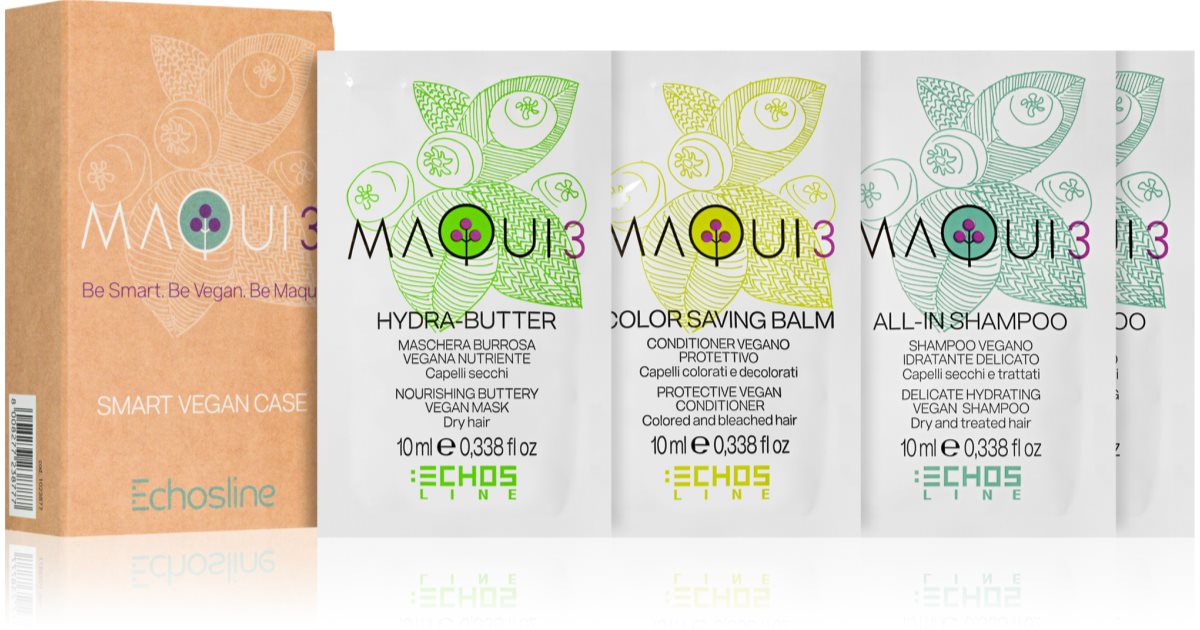 Echosline Maqui 3 Smart Vegan case Travel Set for hair | notino.ie