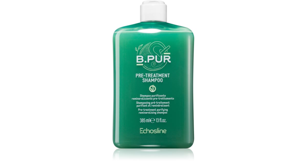 Echosline B. PUR PRE - TREATMENT SHAMPOO deep cleanse clarifying ...