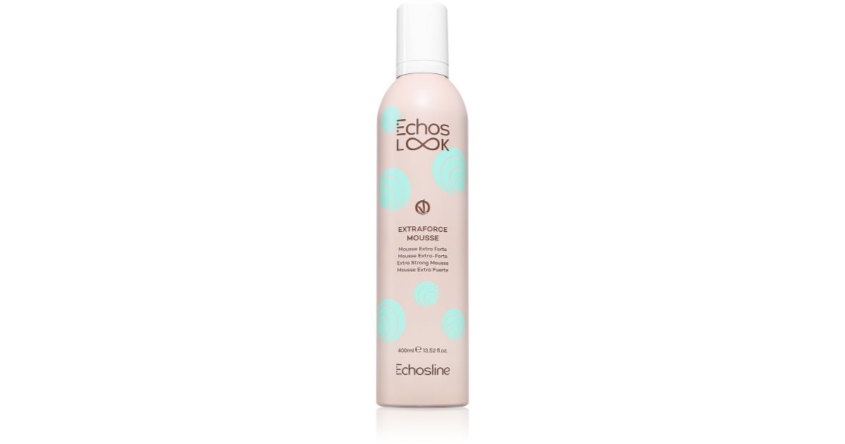 Echosline Extraforce Mousse Foam for smooth styling and volume | notino.ie