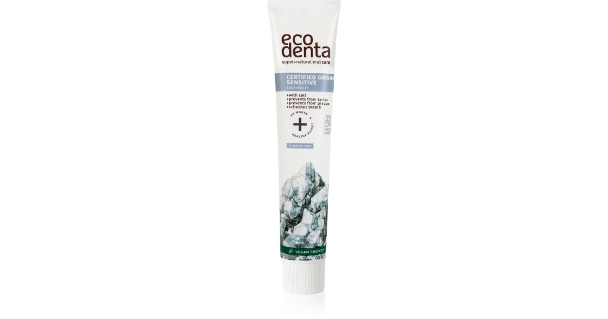Ecodenta Certified Organic Sensitivity Relief naturalna pasta do zębów