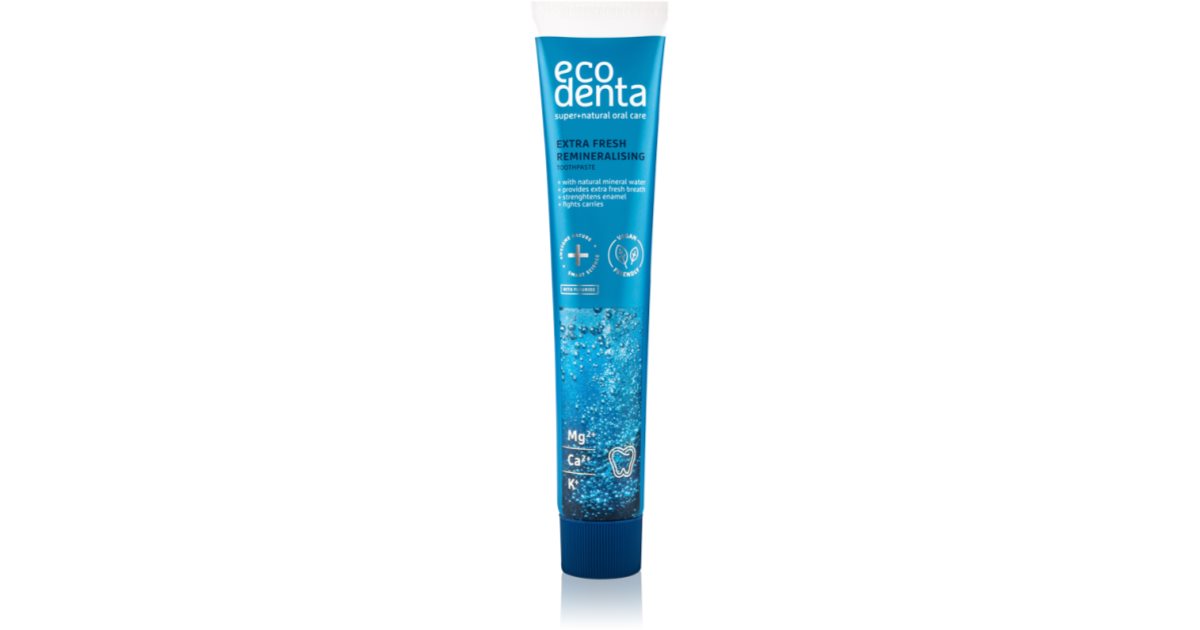 Ecodenta Extra Fresh and Remineralising remineralising toothpaste ...