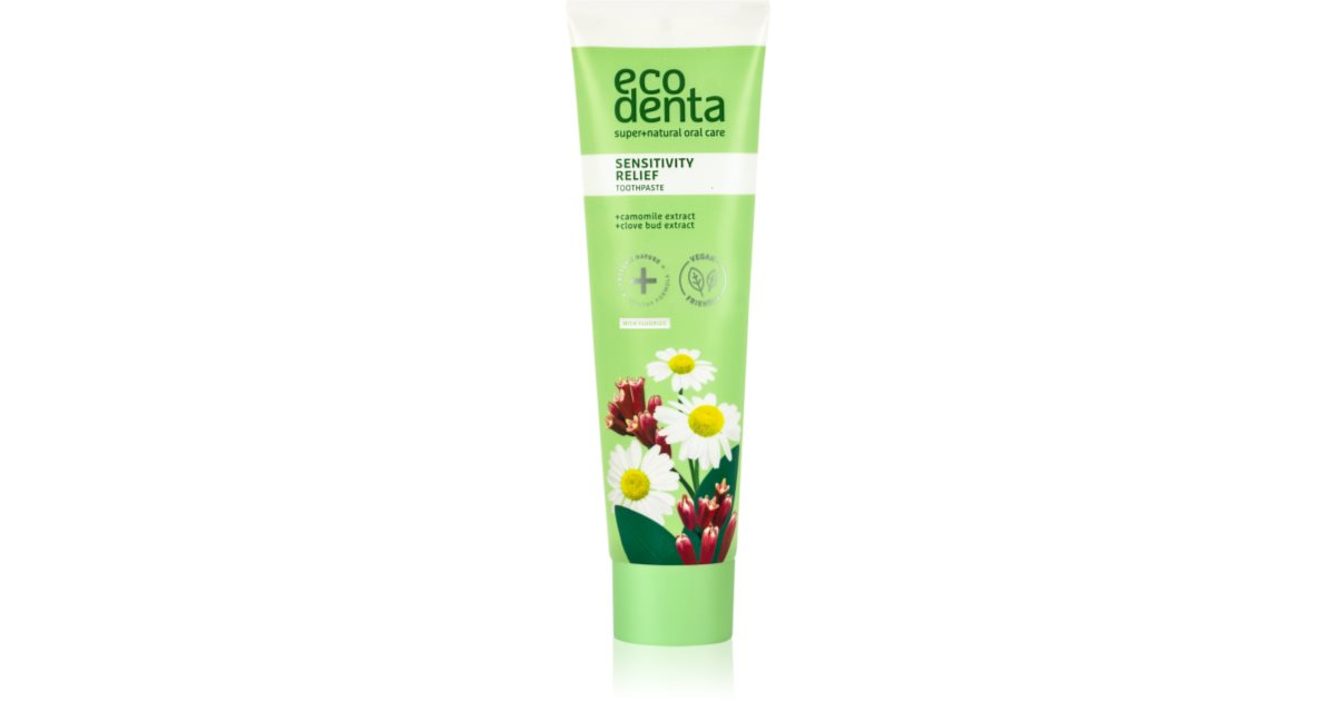 Ecodenta Green Sensitivity Relief pasta na wrażliwe zęby z fluorem