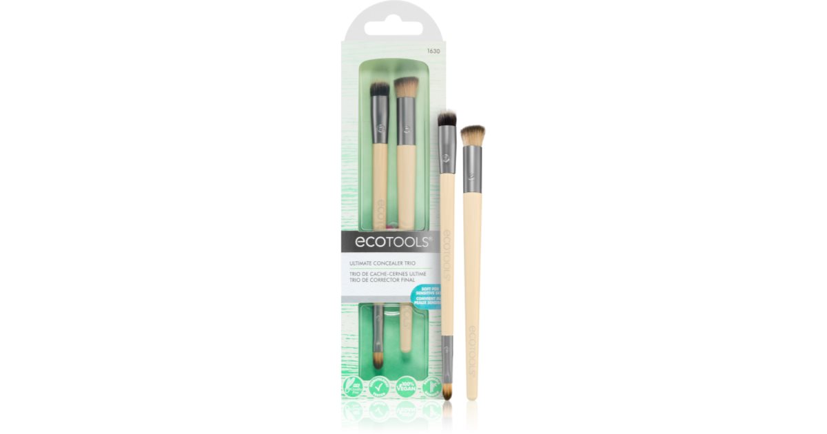 EcoTools Ultimate Concealer Trio set di pennelli | notino.it