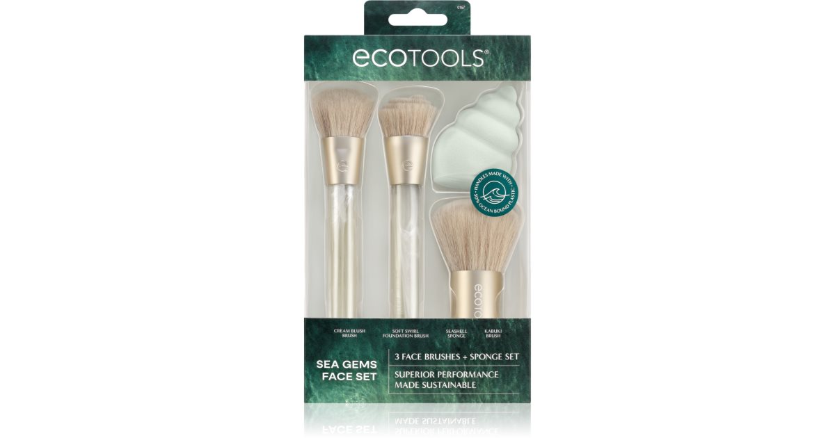 EcoTools Sea Gems Face set kit de pinceaux | notino.fr