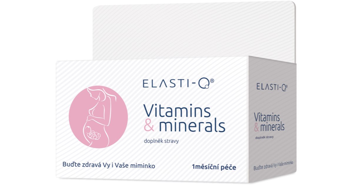 Elasti-Q Vitamins & Minerals tablete pentru femeile gravide si care alapteaza | Notino.ro