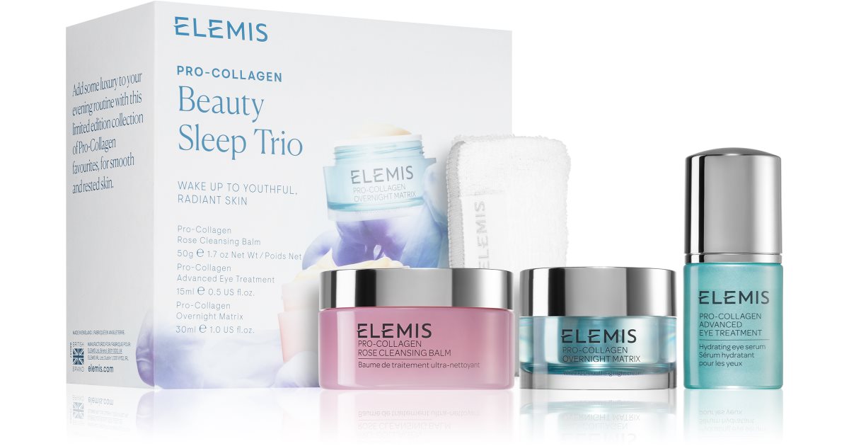 Elemis Pro-Collagen Beauty Sleep Trio Gift Set (to brighten and smooth ...