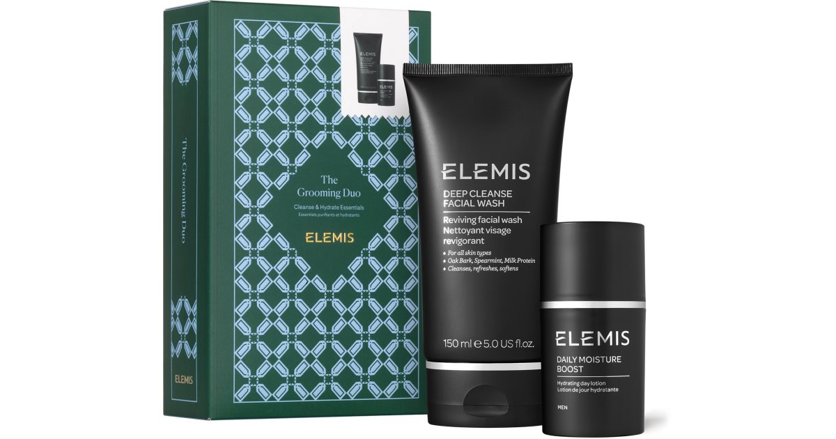 Elemis Cleanse And Hydrate The Grooming Duo T Set For Men Uk