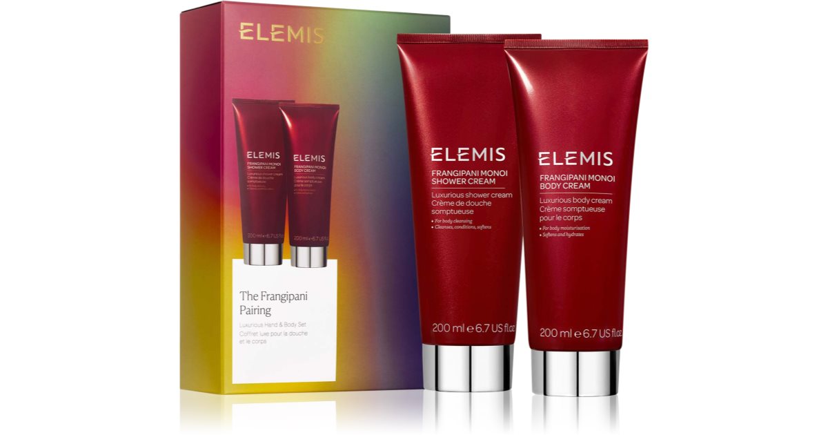 Elemis The Frangipani Pairing Skin Trio Treat Gift Set for the body ...