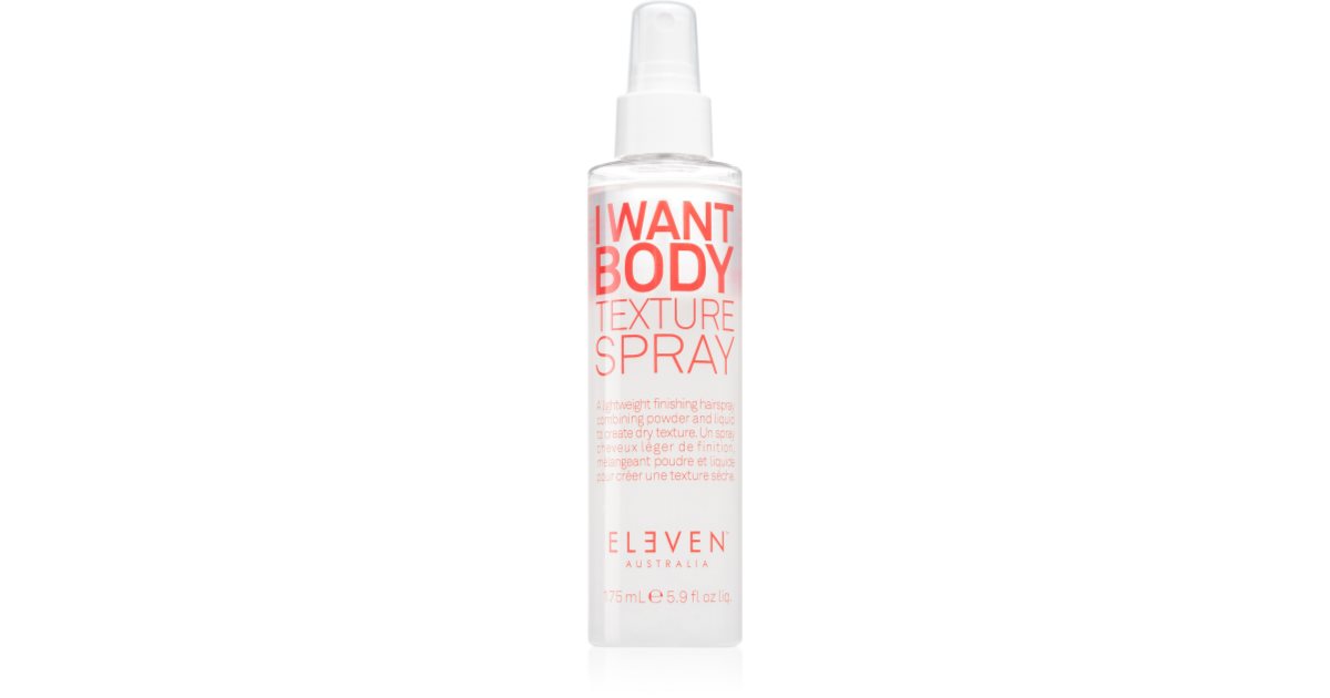 Eleven Australia I Want Body Texture Spray texturising mist | notino.co.uk