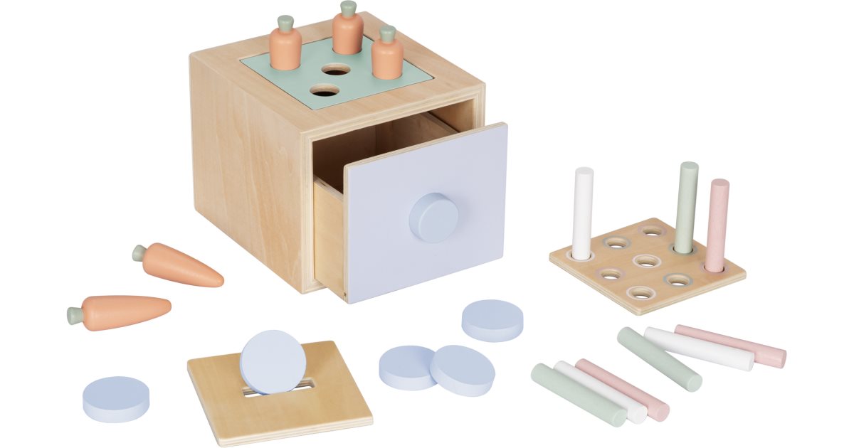 eliNeli Educational Box 3 in 1 toy set wooden | notino.ie