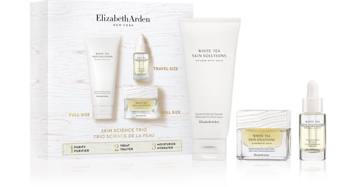Elizabeth Arden White Tea Skin Solutions coffret cadeau pour femme ...