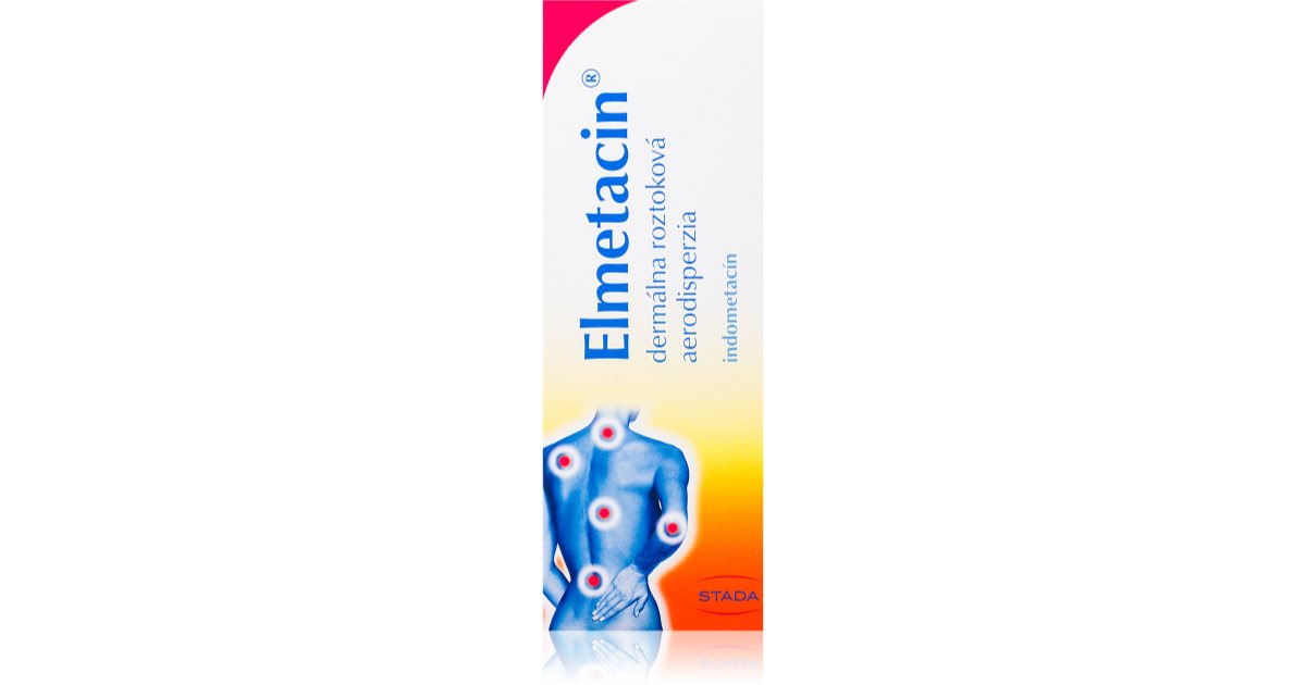 Elmetacin Elmetacin 8 mg/ml kožný sprej, roztok proti bolesti, zápalu ...