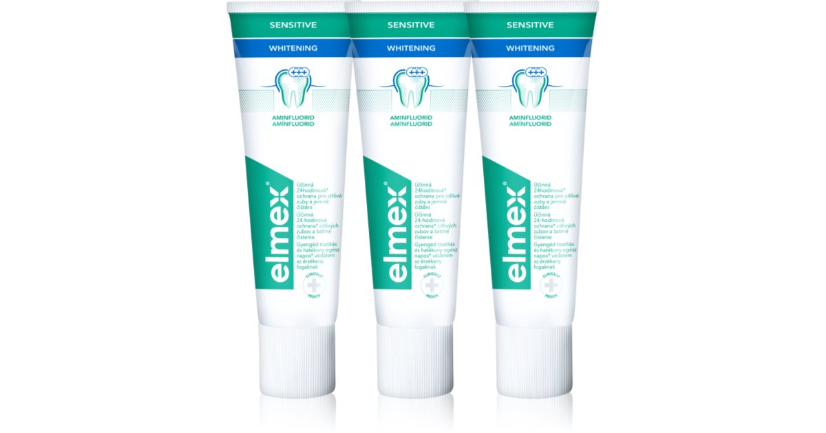 Elmex Sensitive Whitening toothpaste for naturally white teeth Review ...