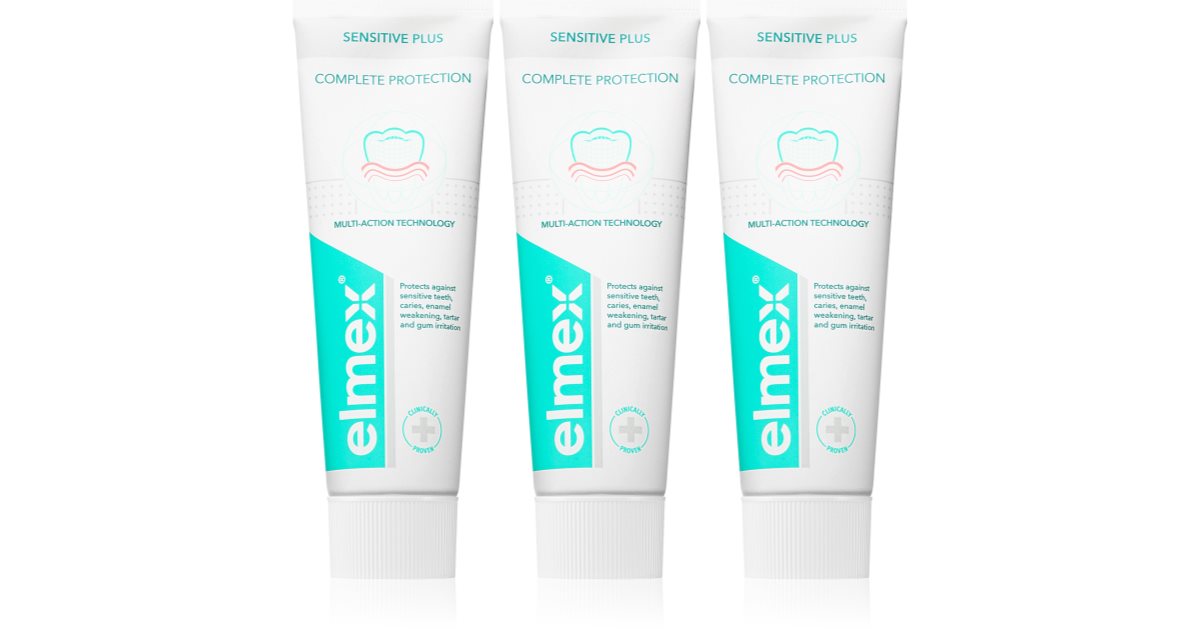 Elmex Sensitive Plus Complete Protection reinforcing toothpaste ...
