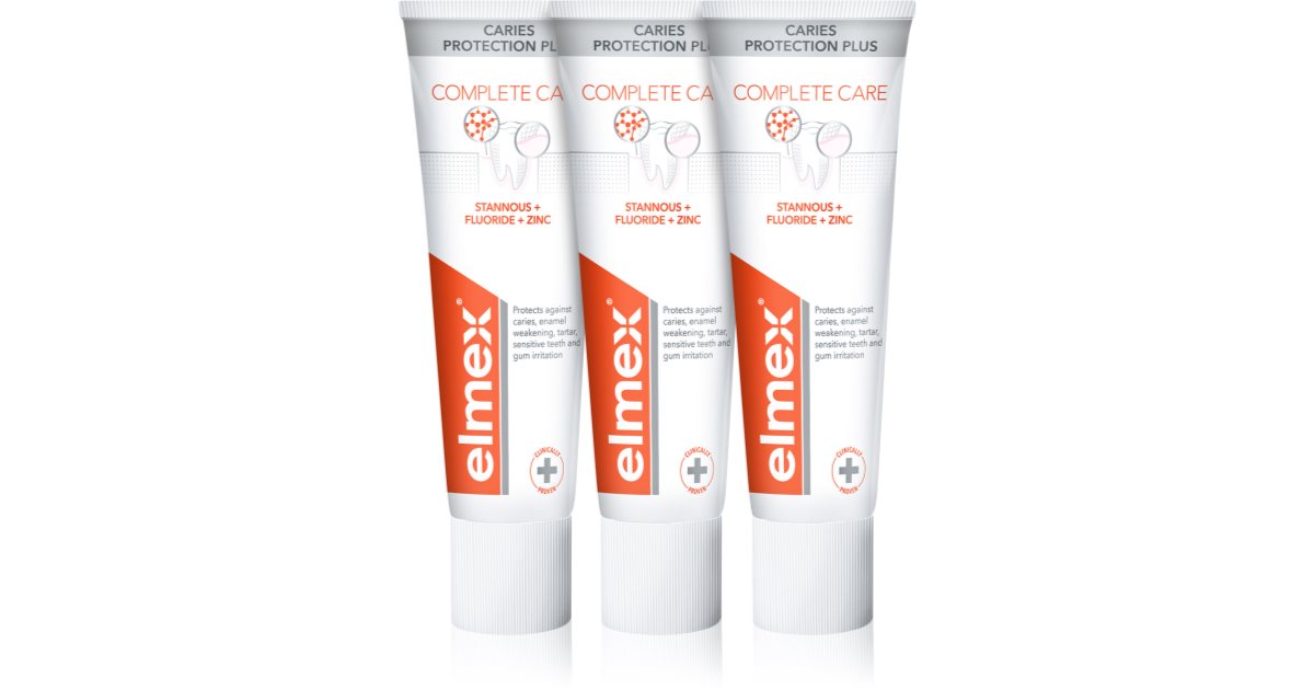 Elmex Caries Protection Complete Care освежаваща паста за зъби за ...