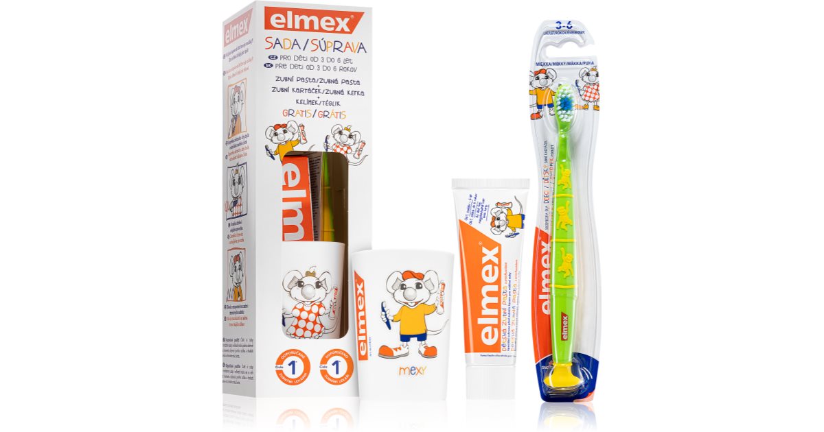 Elmex Kids 3-6 Years Zahnpflegeset (für Kinder) | notino.at