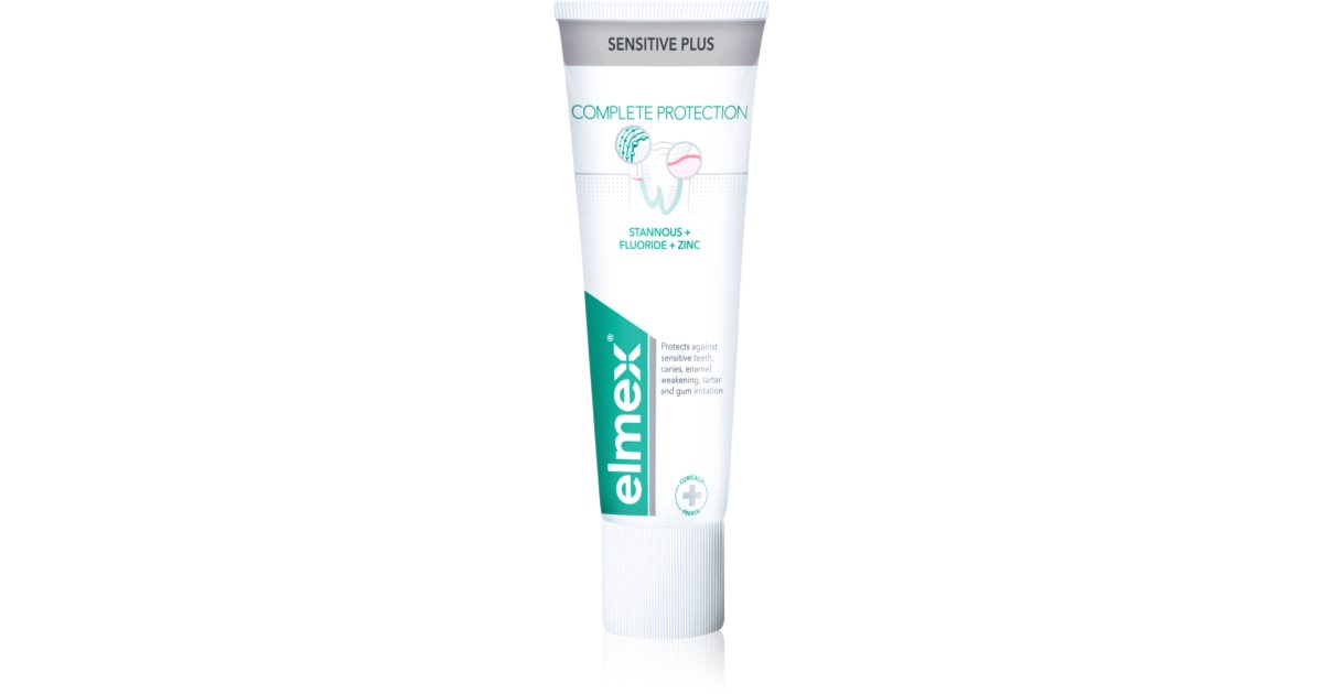 Elmex Sensitive Plus Complete Protection reinforcing toothpaste ...