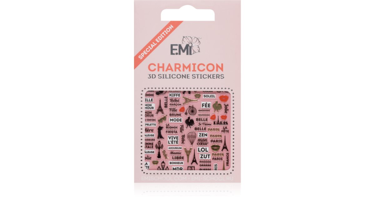emi Charmicon France nail stickers 3D | notino.co.uk
