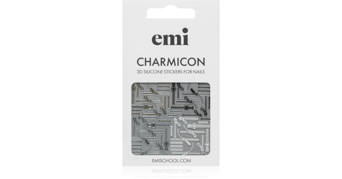 emi Charmicon Zipper nail stickers 3D | notino.co.uk