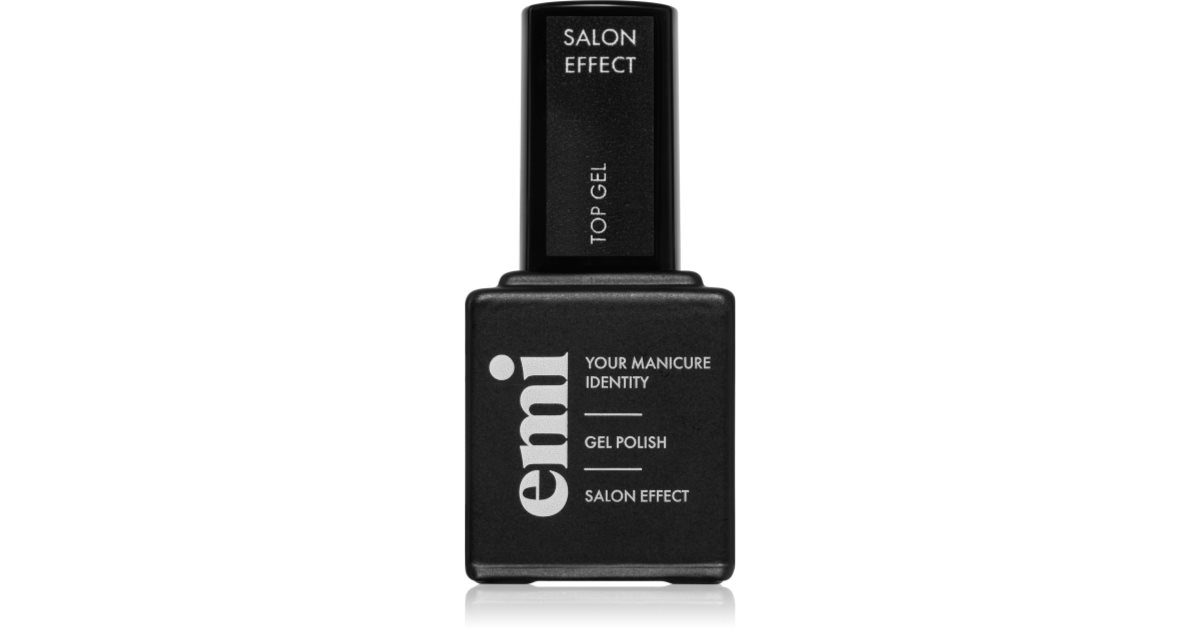 emi E.Milac Salon Effect esmalte de uñas capa superior para usar con ...
