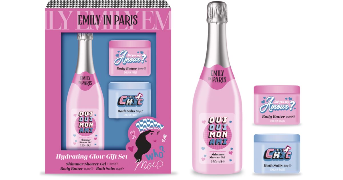 Emily In Paris Hydrating Glow Gift Set for women | notino.ie