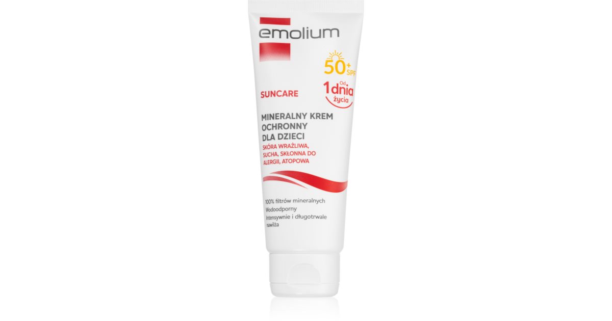 Emolium Sun Care protective mineral face and body cream for children ...