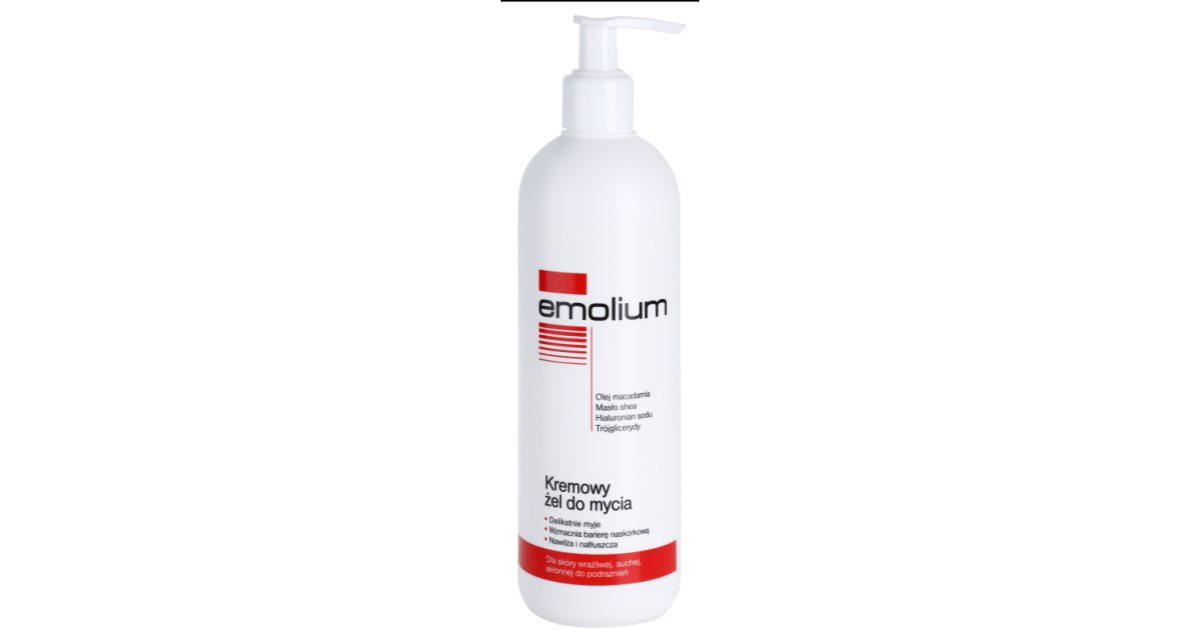 Emolium Wash & Bath Creamy Shower Gel For Dry and Sensitive Skin ...