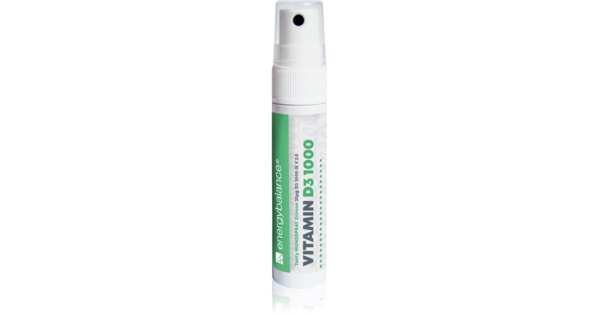 EnergyBalance Vitamin D3 Spray Tasty Nahrungsergänzungsmittel für Ihr ...