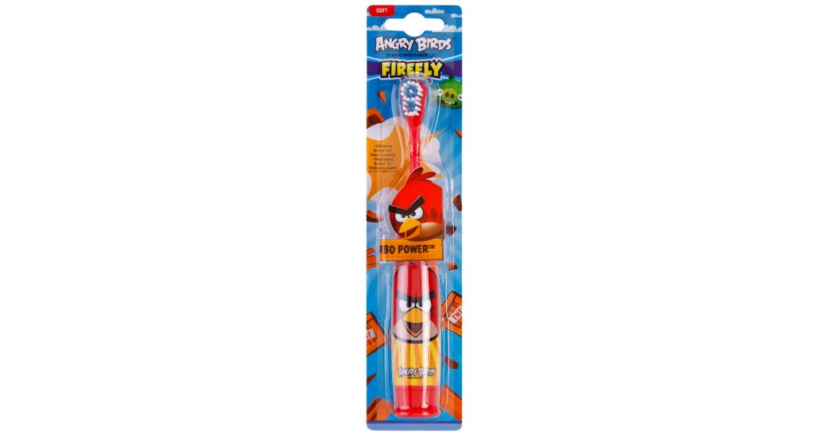 EP Line Angry Birds Firefly Children's Battery Toothbrush | notino.co.uk