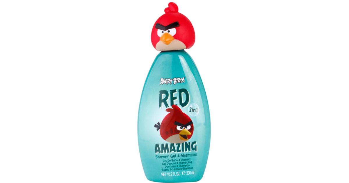 EP Line Angry Birds Red Amazing Shower Gel And Shampoo 2 In 1 | notino ...
