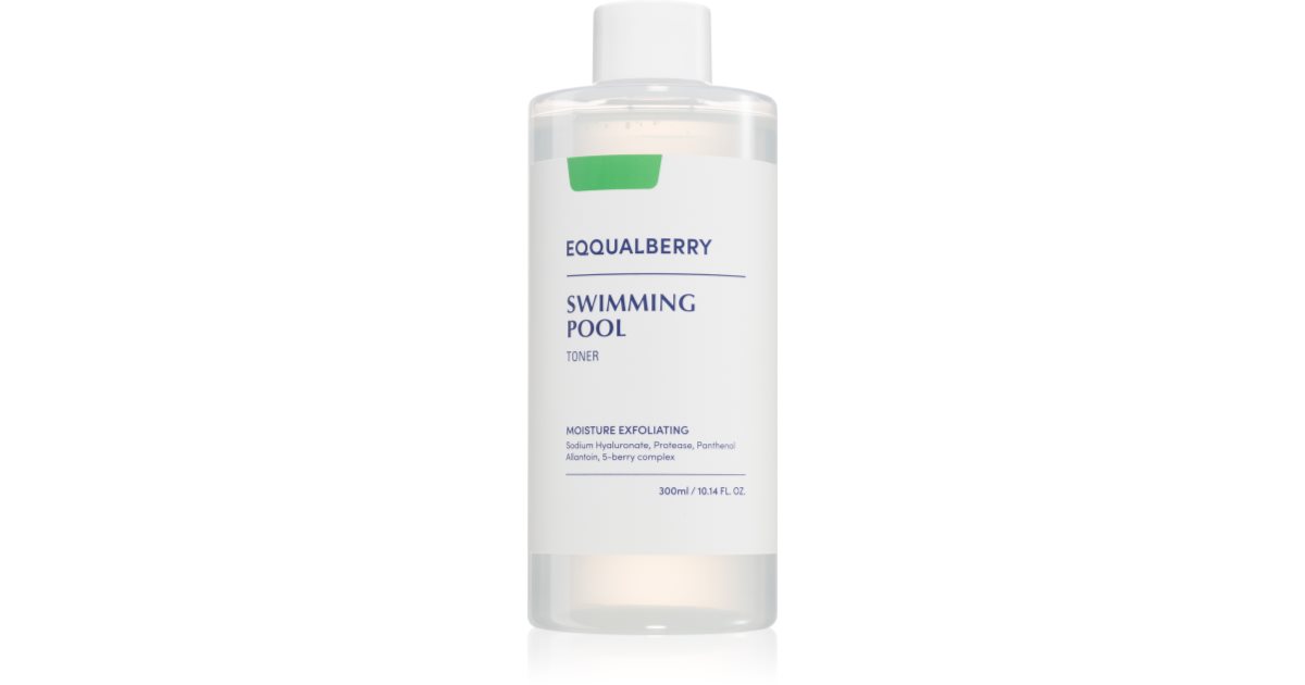 EQQUALBERRY Swimming Pool Toner moisturising toner with an exfoliating ...
