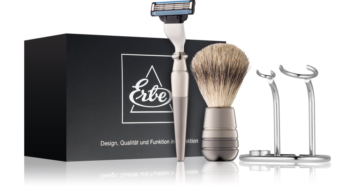 Erbe Solingen Shave Razor 6433 Mach 3 Titan Kit för rakning för män ...