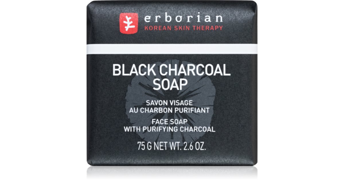 Erborian Black Charcoal sapone detergente viso con carbone attivo ...