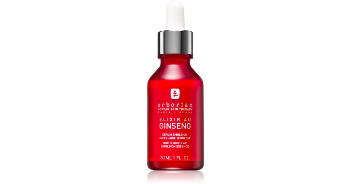 Erborian Ginseng Elixir Micellar Emulsion for skin rejuvenation | notino.ie