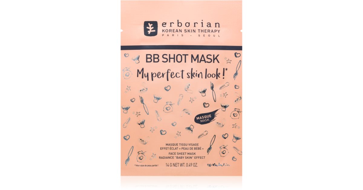 Erborian BB Shot Mask Brightening Sheet Mask | notino.ie