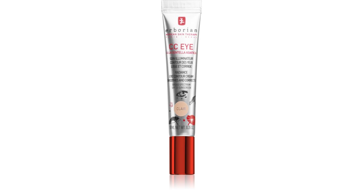 Erborian CC Eye crème teintée lissante contour des yeux SPF 20 | notino.fr