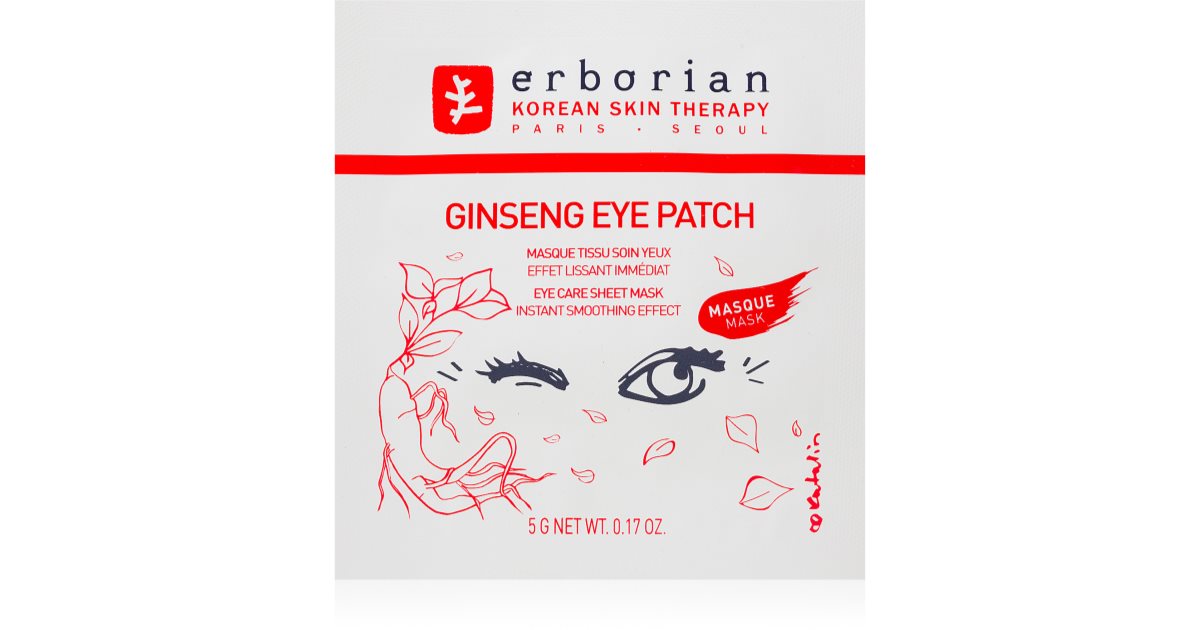 Erborian Ginseng Shot Mask Máscara Revitalizante Em Folha Para O