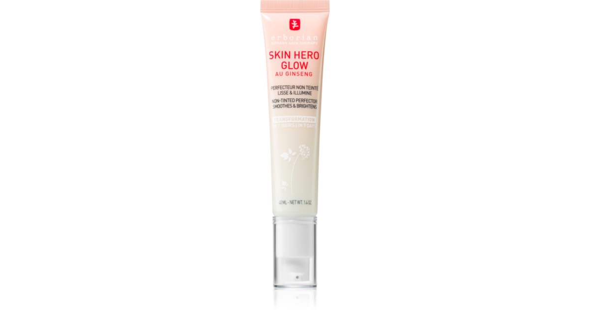 Erborian Skin Hero Glow Light Moisturiser for radiance and hydration ...