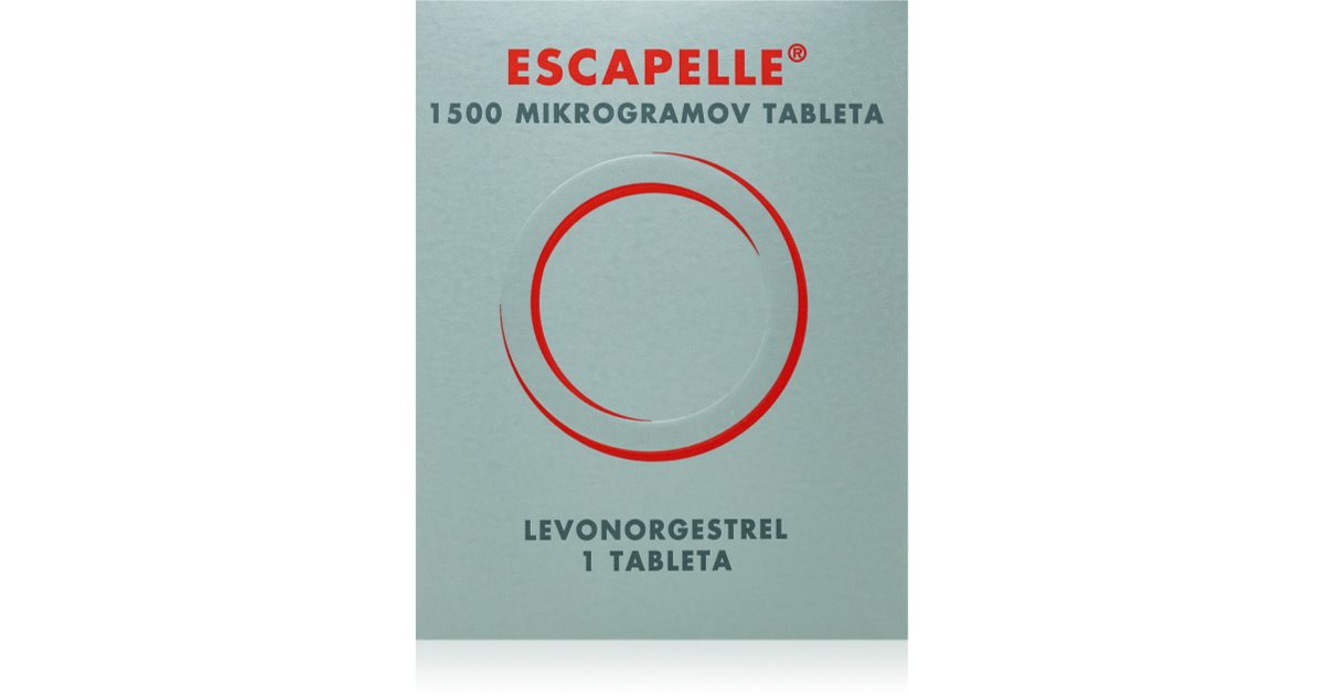 Escapelle Escapelle 1,5 mg tableta nouzové antikoncepce | notino.cz
