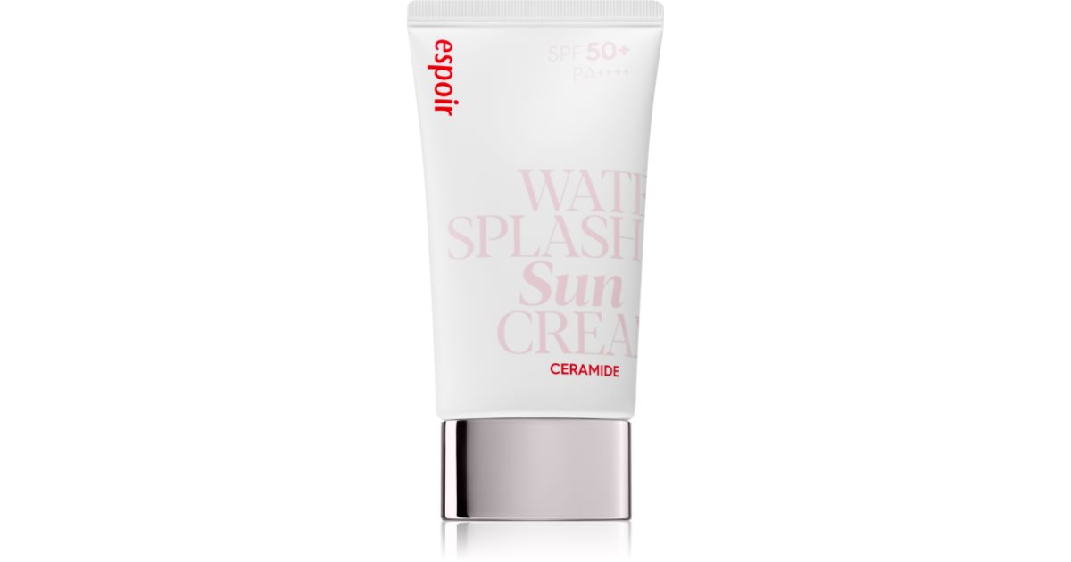 espoir Water Splash Sun Cream Ceramide facial sunscreen SPF 50 ...