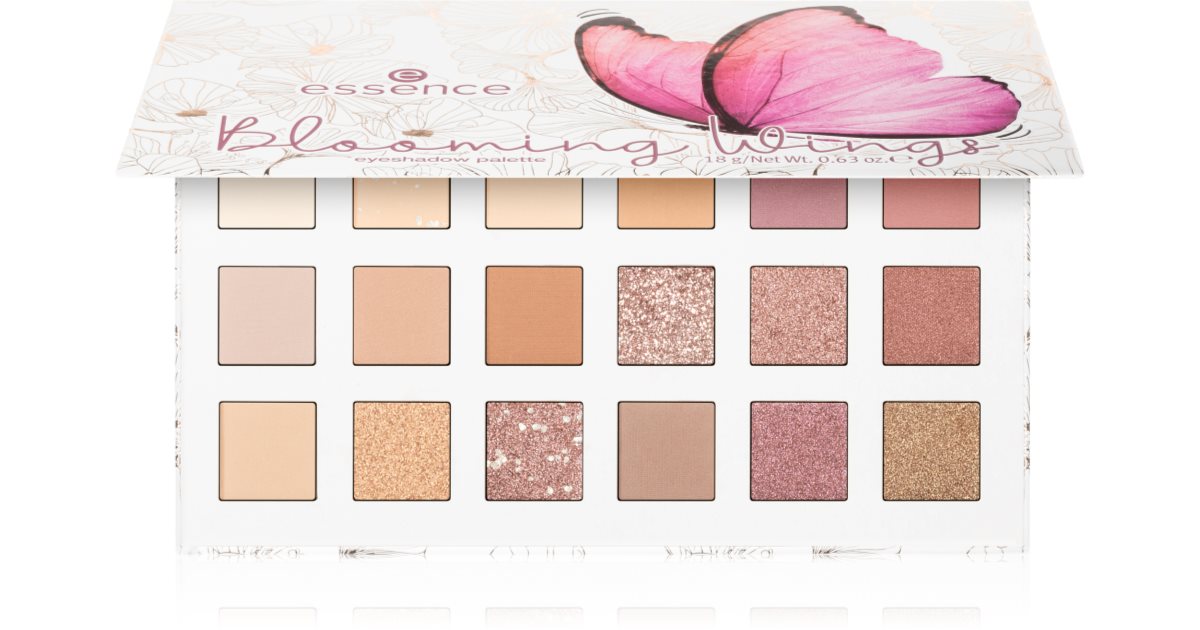 essence Blooming Wings paleta senčil za oči | notino.si