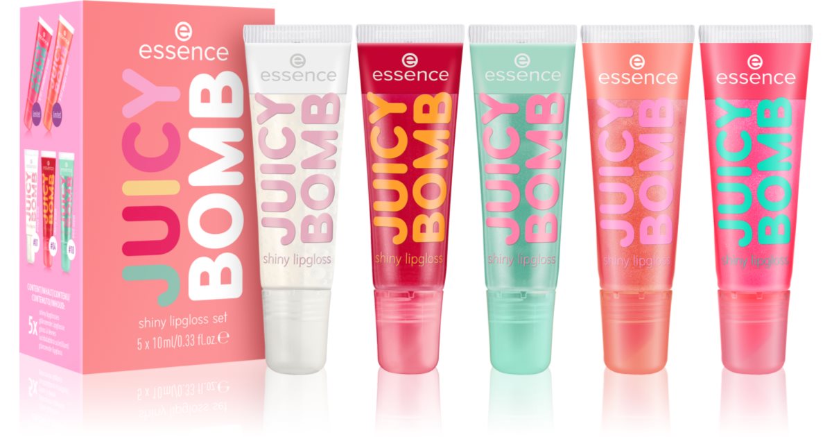 essence Juicy Bomb подаръчен комплект (за устни) | notino.bg