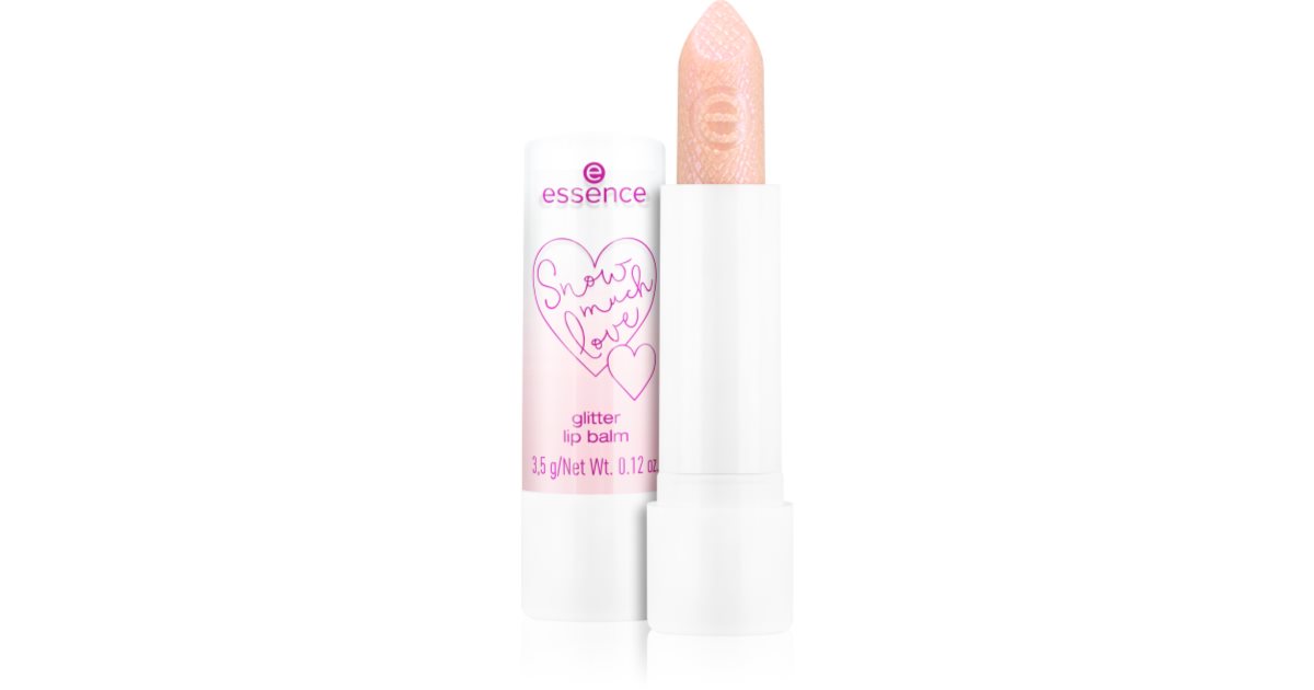 Essence Snow Much Love lip balm with glitter | notino.co.uk