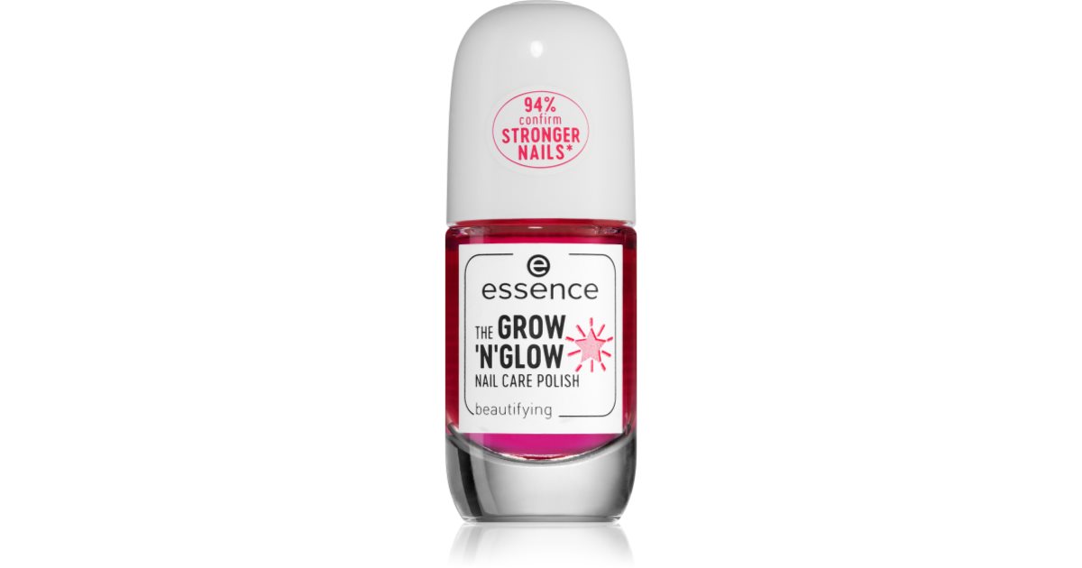 essence The Grow'n Glow zpevňující lak na nehty | notino.cz