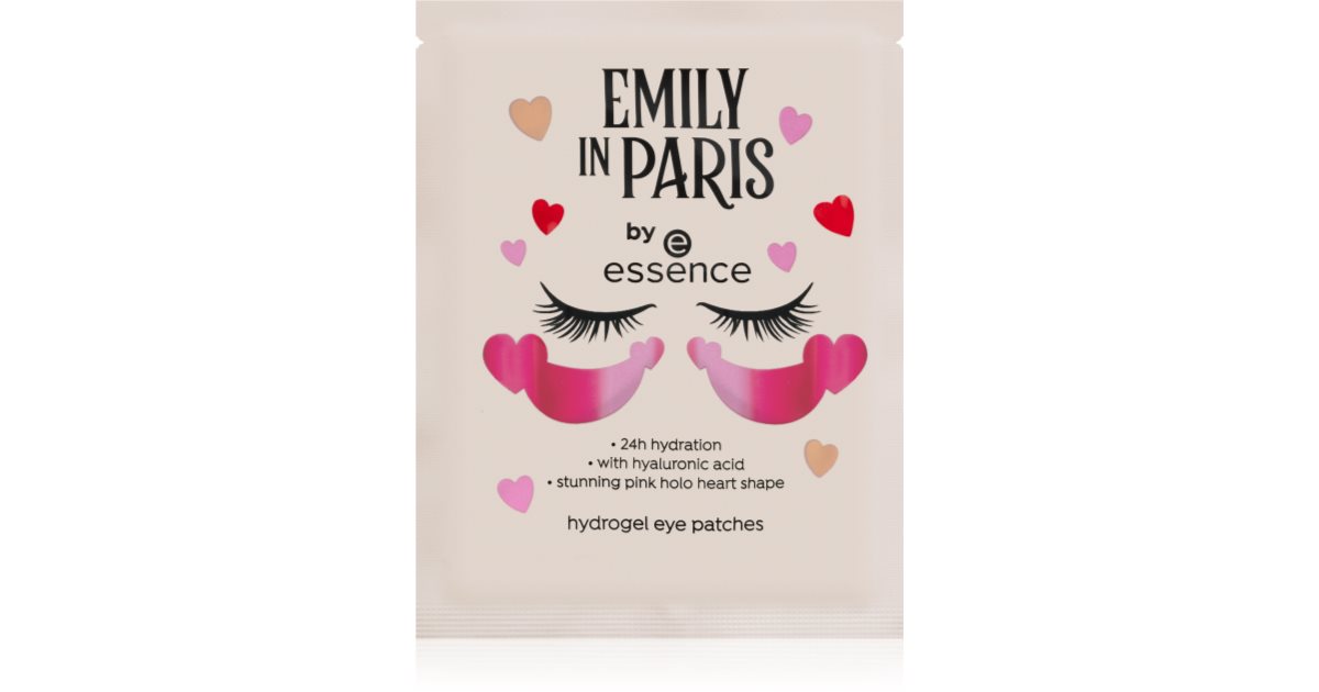 essence Emily In Paris máscara hidrogel ao redor dos olhos com ácido ...